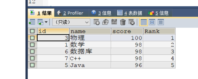 MySQL常用的排名函数row_number、rank、desc_rank_rank desc rank-CSDN博客