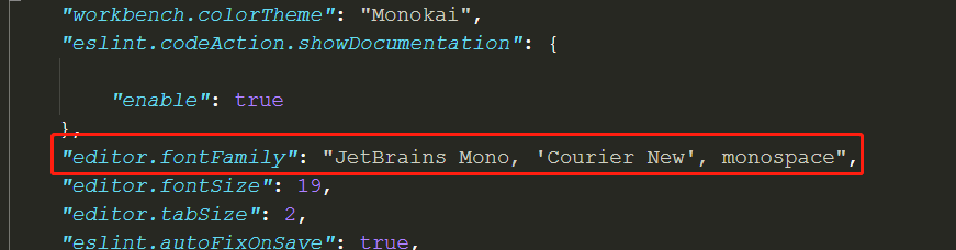 vsCode修改字体为JetBrains Mono (PyCharm默认字体)_pycharm默认字体是什么-CSDN博客