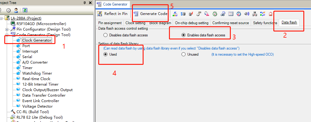 瑞萨RL78 dataflash pfdl库使用教程_renesas fdl-CSDN博客