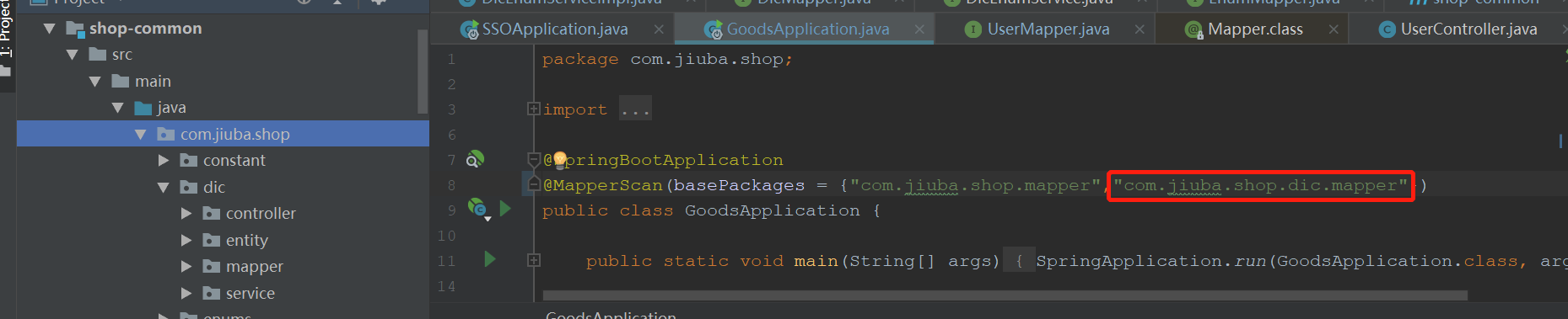 The injection point has the following annotations: - @org.springframework.beans.factory ...