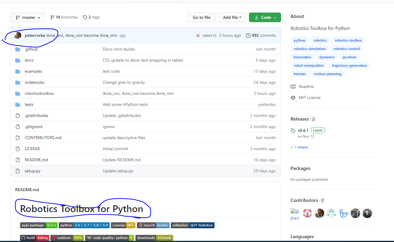 petercorke / robotics-toolbox-python简介-CSDN博客