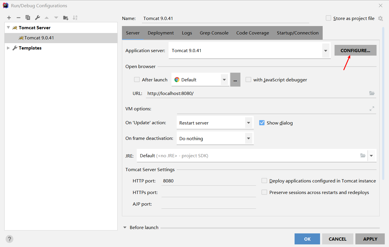 IDEA启动Tomcat项目时，出现Error running ‘tomcat’: Can‘t find catalina.jar_can not open catalina.jar-CSDN博客