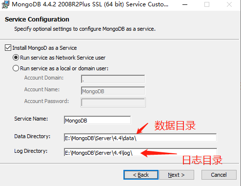 mongoDB（4.4windows）安装配置及简易教程_mongodb 4.4本地安装-CSDN博客