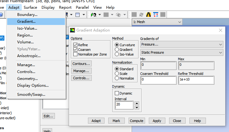 Fluent16.0学习笔记（一）——基本操作流程和一些框架_fluent16.0教程-CSDN博客