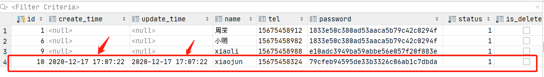 配置公共字段全局填充createTime和updateTime_全局 createtime-CSDN博客