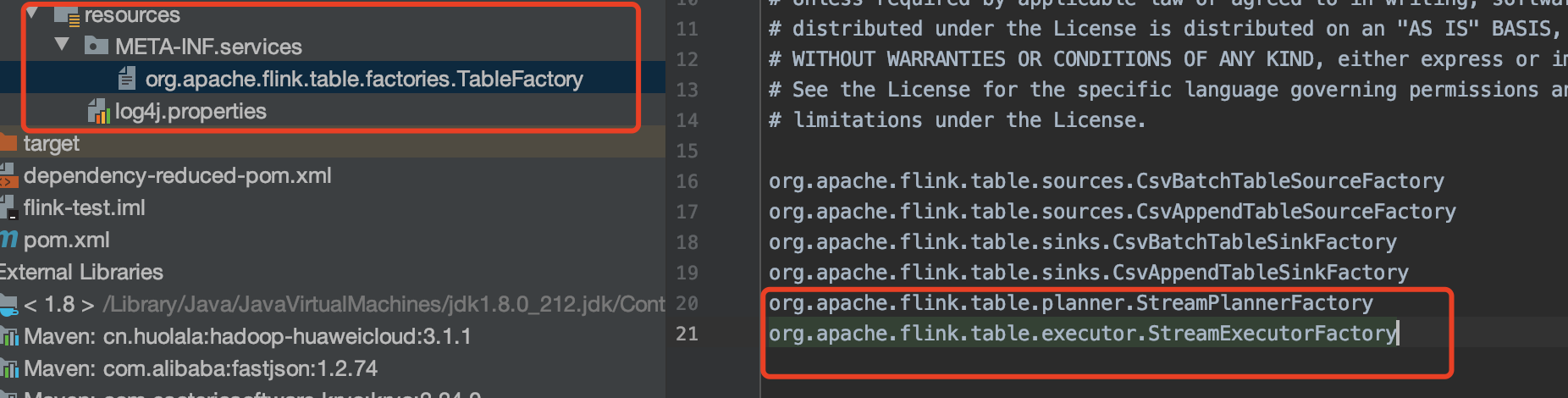 记一次 Could not find a suitable table factory for ‘org.apache.flink.table.delegation ...
