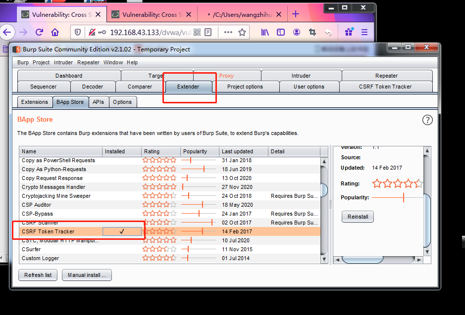 DVWA-CSRF跨站请求伪造全等级绕过方法_csrf token is incorrect-CSDN博客