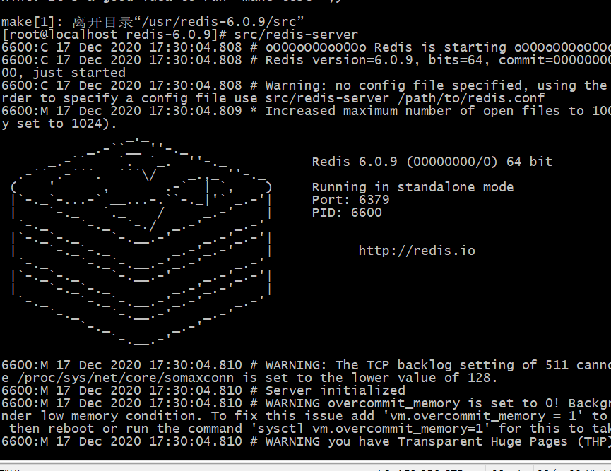 Linux安装Redis-6.0.9完全教程详细篇_linux redis-6.0.9-CSDN博客