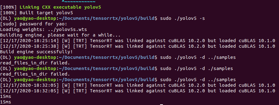 tensorrt 部署yolov5s （v1.0）_identifier "ipluginv2ioext" is undefined-CSDN博客