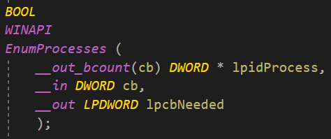 通过Psapi.dll来遍历进程方法_liunx psapi.dll-CSDN博客