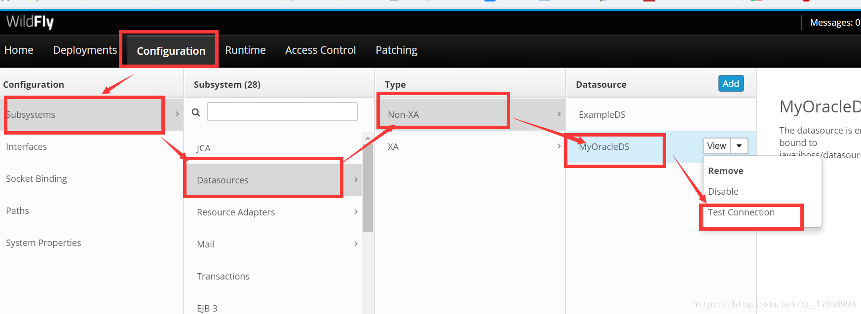 window 下 对 JBOSS / WildFly 使用 jndi 配置oracle连接并 部署 springboot项目_springboot使用jndi连接oracle-CSDN博客