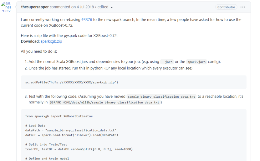 pyspark使用分布式xgboost_pyspark xgboost_gyl2016的博客-CSDN博客