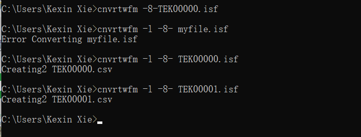 Convert the isf file generated by the Tektronix TEK oscilloscope into a csv file - Programmer Sought