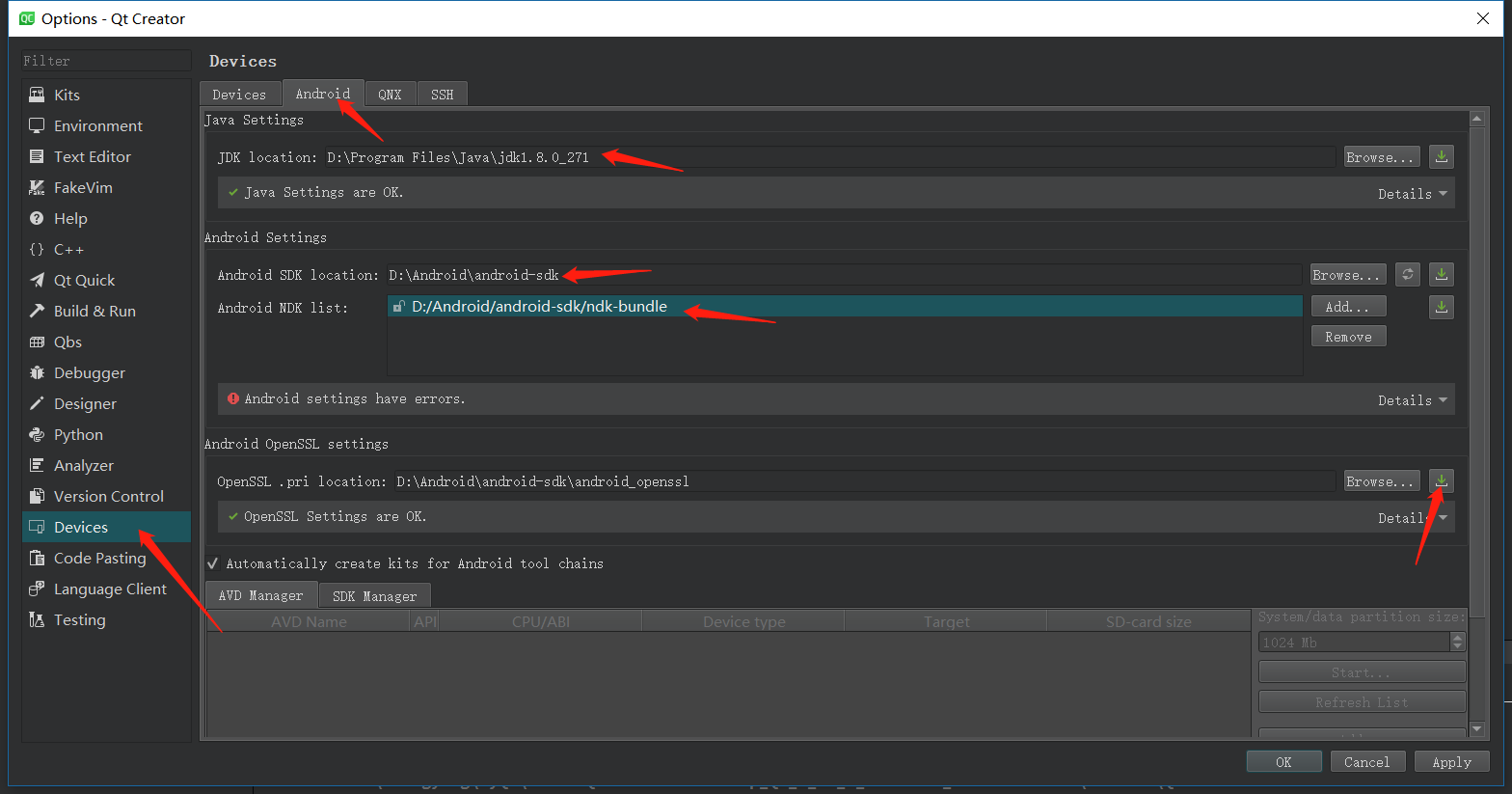 Qt5.12.9配置Android编译环境_qt 5.12.9 用如一个版本java sdk-CSDN博客