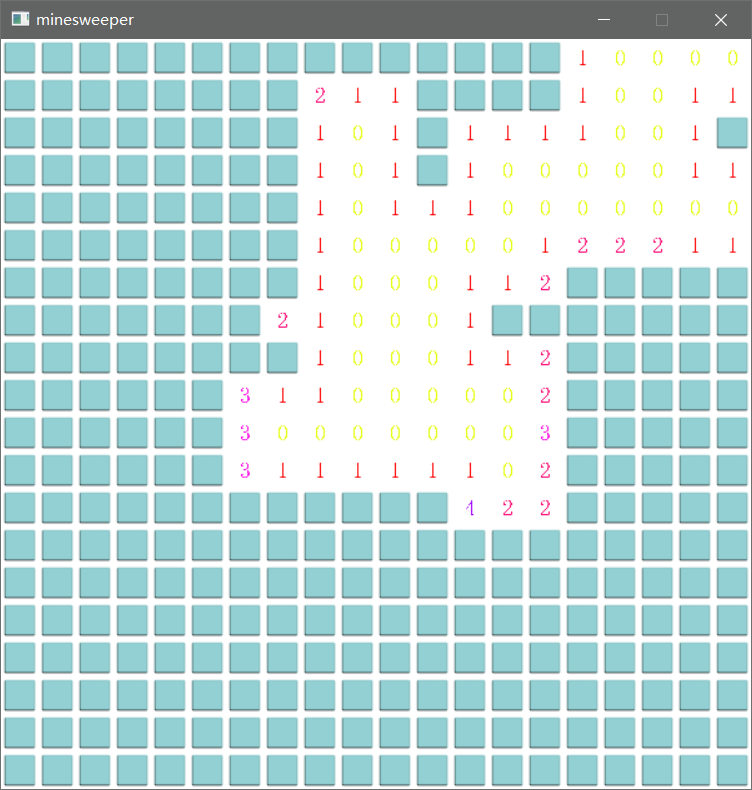 C/C++语言扫雷小游戏（eaxyX图形库的应用）_c++xyx-CSDN博客