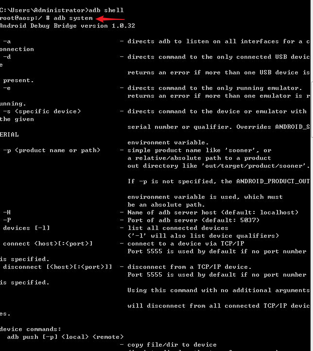 adb命令遇到：“java.lang.Exception: call exit callstack! code=-1”_java.lang.exception: call ...