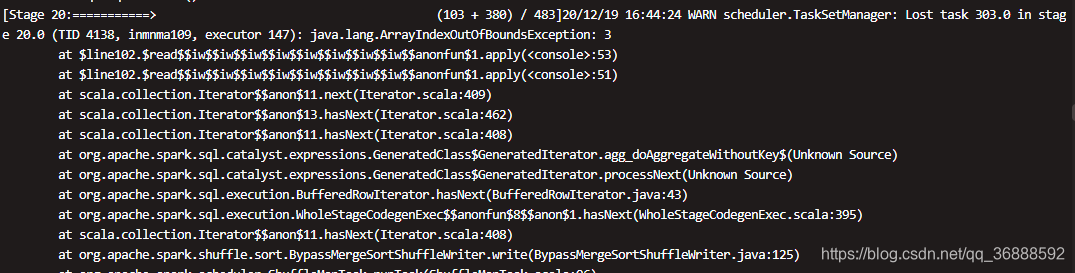 Sparksql遇见数组越界错误:javalangarrayindexoutofboundsexception 3spark读 Orc 表数组越界 Csdn博客