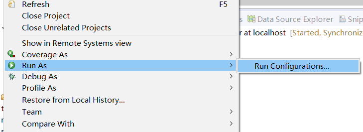 eclipse右键运行（run as）web项目的时候没有出现run on server的一种可能原因_eclipse run as 没有run on server-CSDN博客