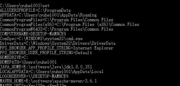 Set environment variables using cmd in Windows system - Programmer Sought