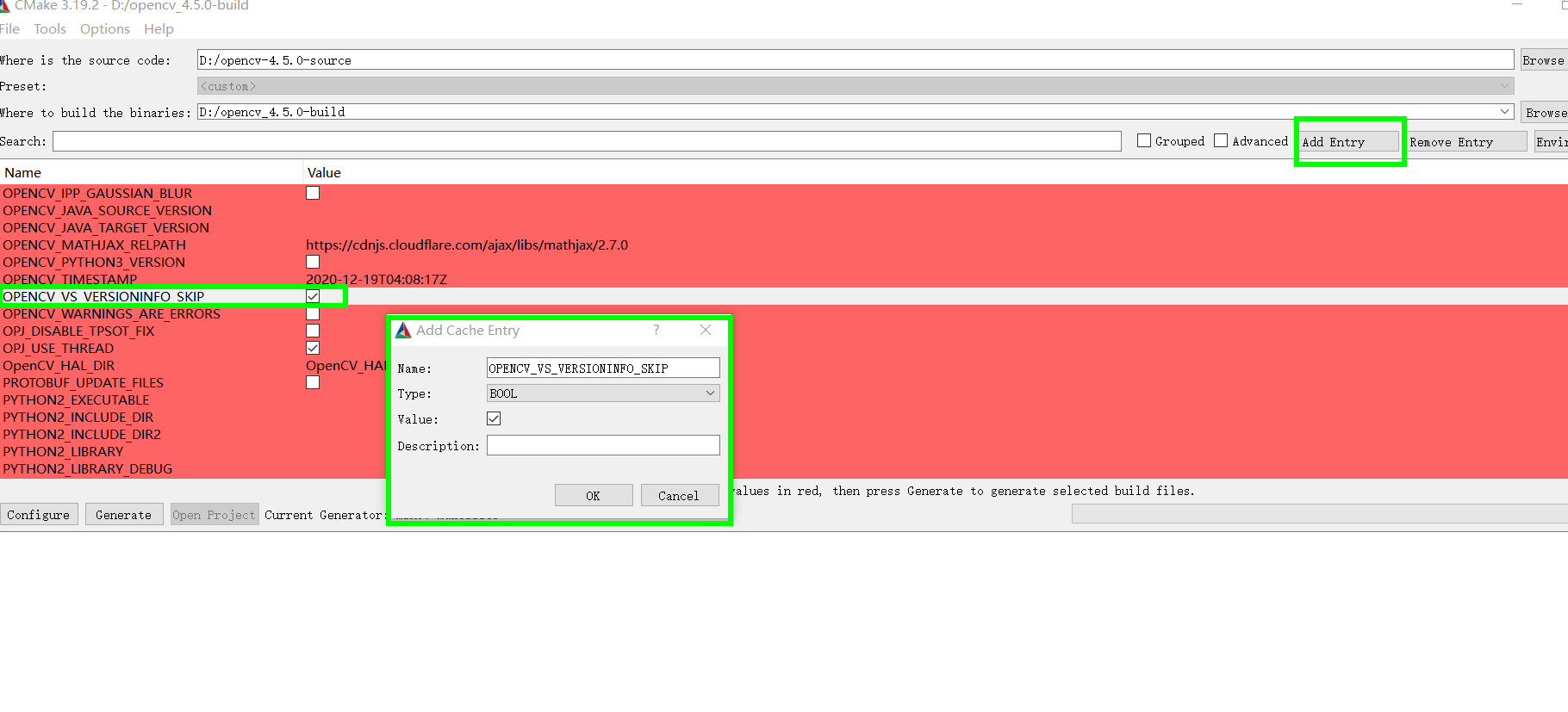 Qt5.13.2中配置opencv4.5.0踩坑记录_configuring opencv很久是为什么-CSDN博客
