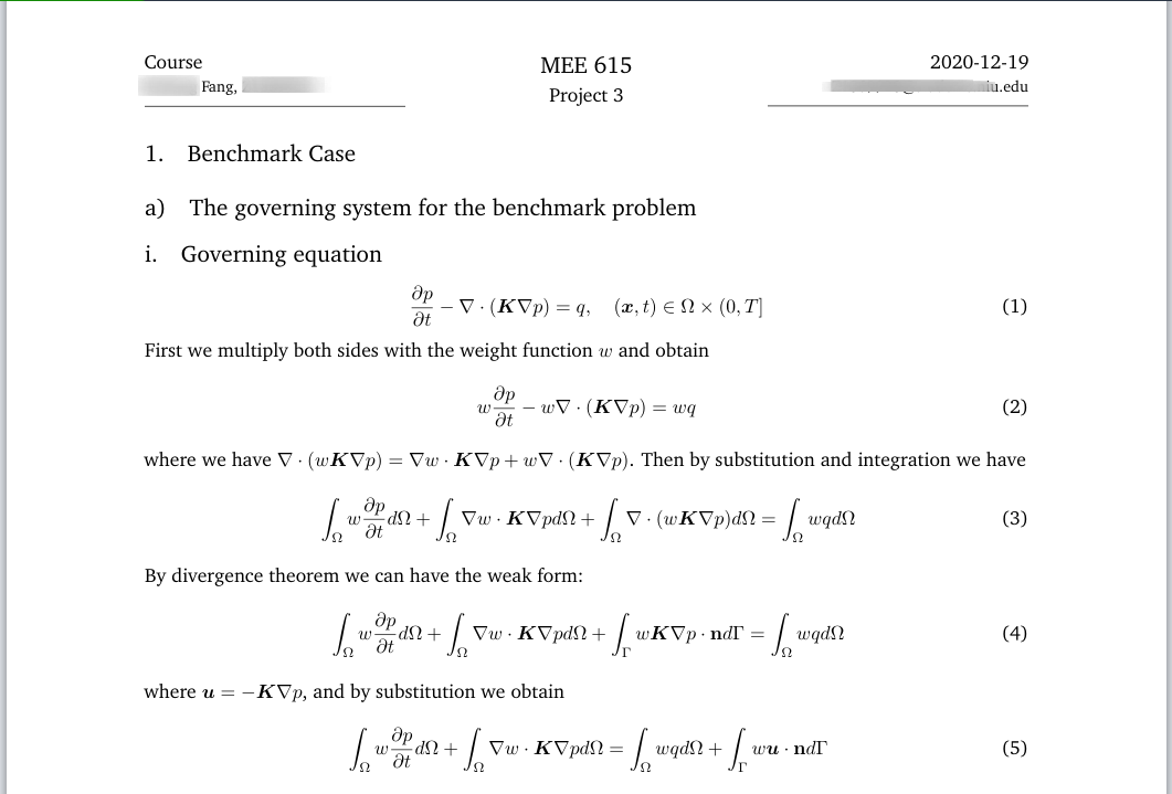 Galerkin method 热传导公式推导过程-CSDN博客