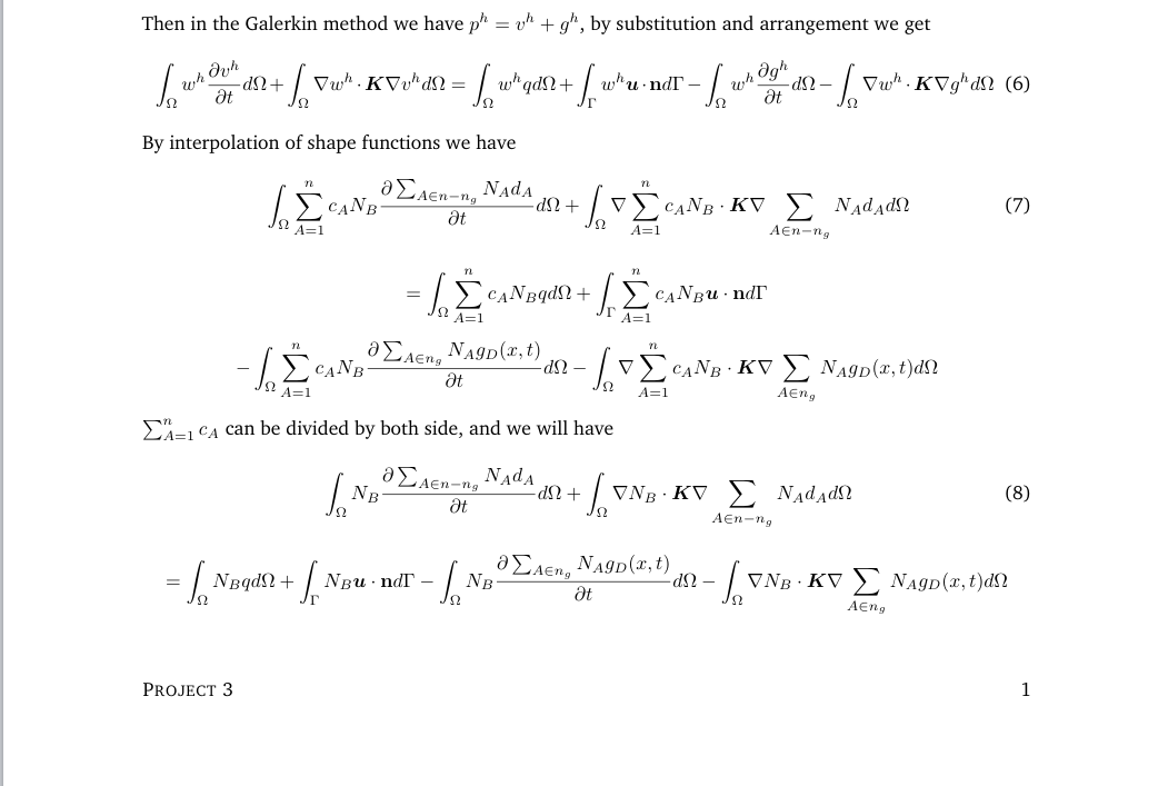 Galerkin method 热传导公式推导过程-CSDN博客