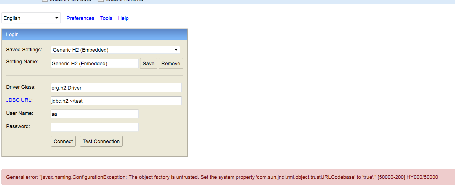H2 Database Console 未授权访问_poc-yaml-h2-database-web-console-unauthorized-acce-CSDN博客