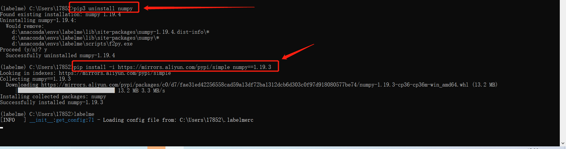python3.x安装labelme成功，但是启动出错_安装了labelme但pycharm无法调用-CSDN博客