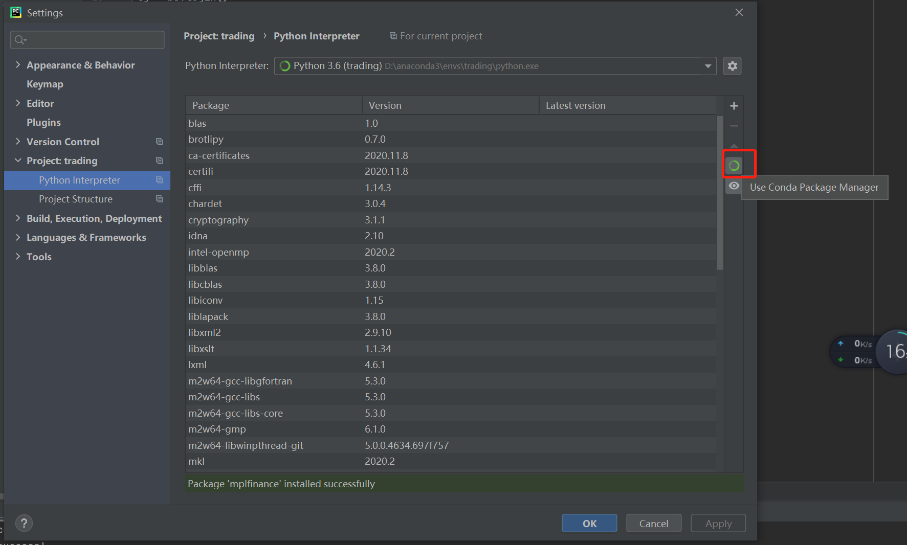 Pycharm遇到Available Packages显示为空Nothing to show的解决办法_pycharm interpreter里面的install package为空-CSDN博客
