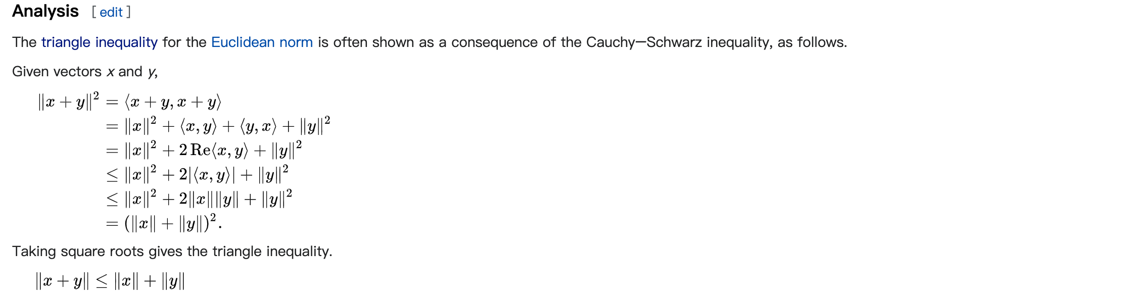 Cauchy–Schwarz inequality理解_cauchy-schwarz inequality-CSDN博客