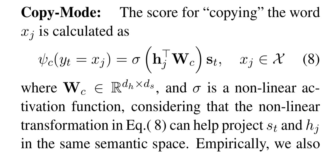 文本生成系列（一）seq2seq中的copy机制_incorporating copying mechanism in sequence-to-seq-CSDN博客