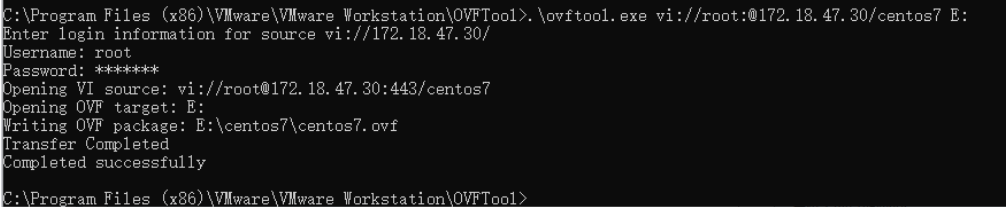 使用vmware worksttion的ovftool工具导出esxi虚拟机的ovf模板_vmware open virtualization ...