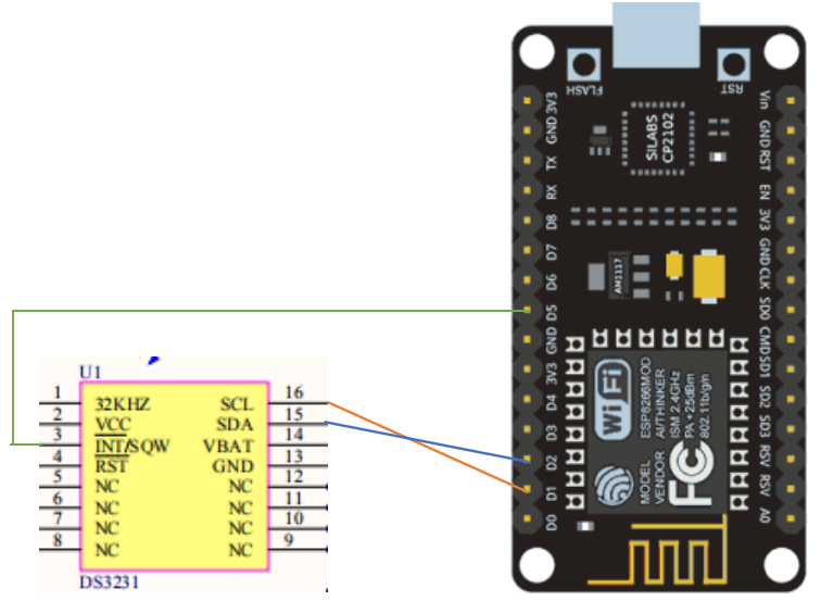 8266+DS3231时钟之DS3231具体实现及代码【三】_ds3231 1s中断一次-CSDN博客