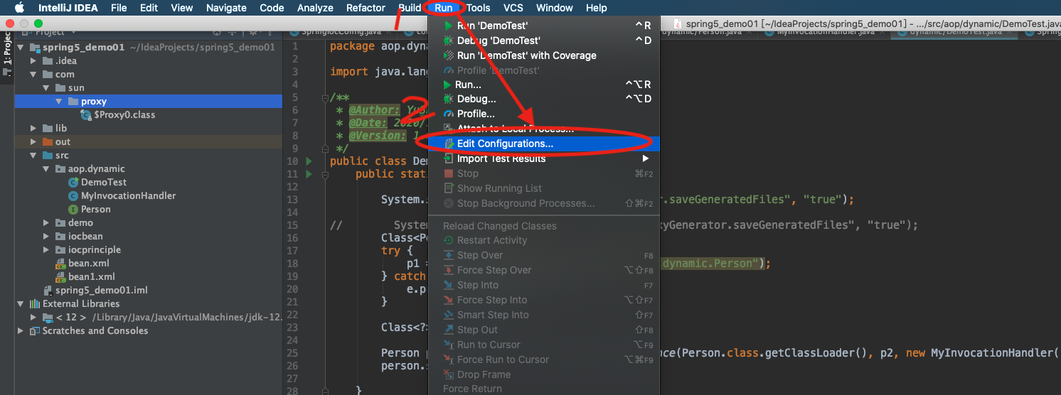 将JDK动态代理生成的类保存为 .class文件System.setProperty(“sun.misc.ProxyGenerator.saveGeneratedFiles“, “true ...