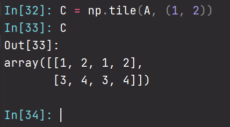 Numpy 中复制矩阵并使其扩充的方法：numpy.tile()_numpy复制矩阵-CSDN博客