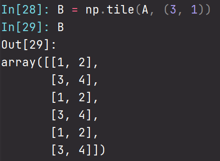 Numpy 中复制矩阵并使其扩充的方法：numpy.tile()_numpy复制矩阵-CSDN博客