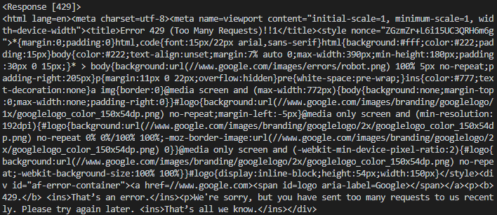 Google Trend爬虫爬取却一直出现429拒我于千里之外_python没频繁request请求返回429-CSDN博客