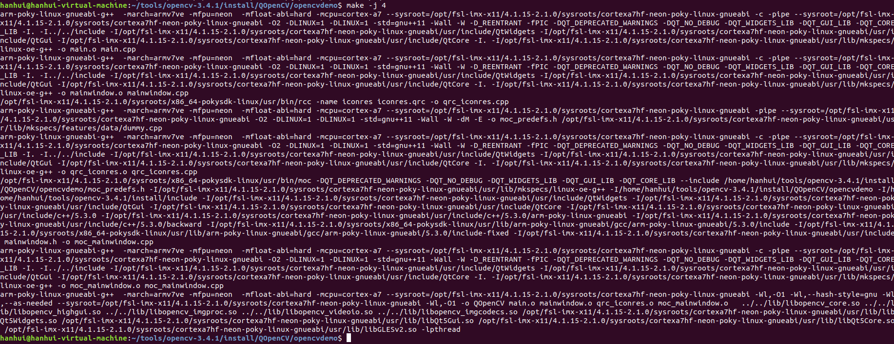 【ARM嵌入式Linux】正点原子 I.MX6U-ALPHA 移植OpenCV_imx6ull opencv3.1-CSDN博客