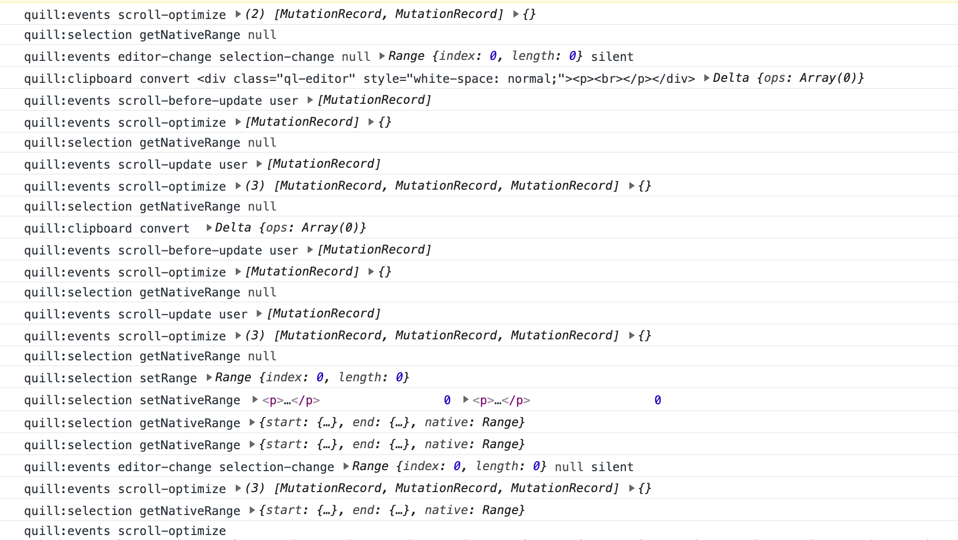 【前端开发】使用富文本编辑器quilljs 遇到的问题，使用debug属性调试程序_quilljs富文本框鼠标失效-CSDN博客