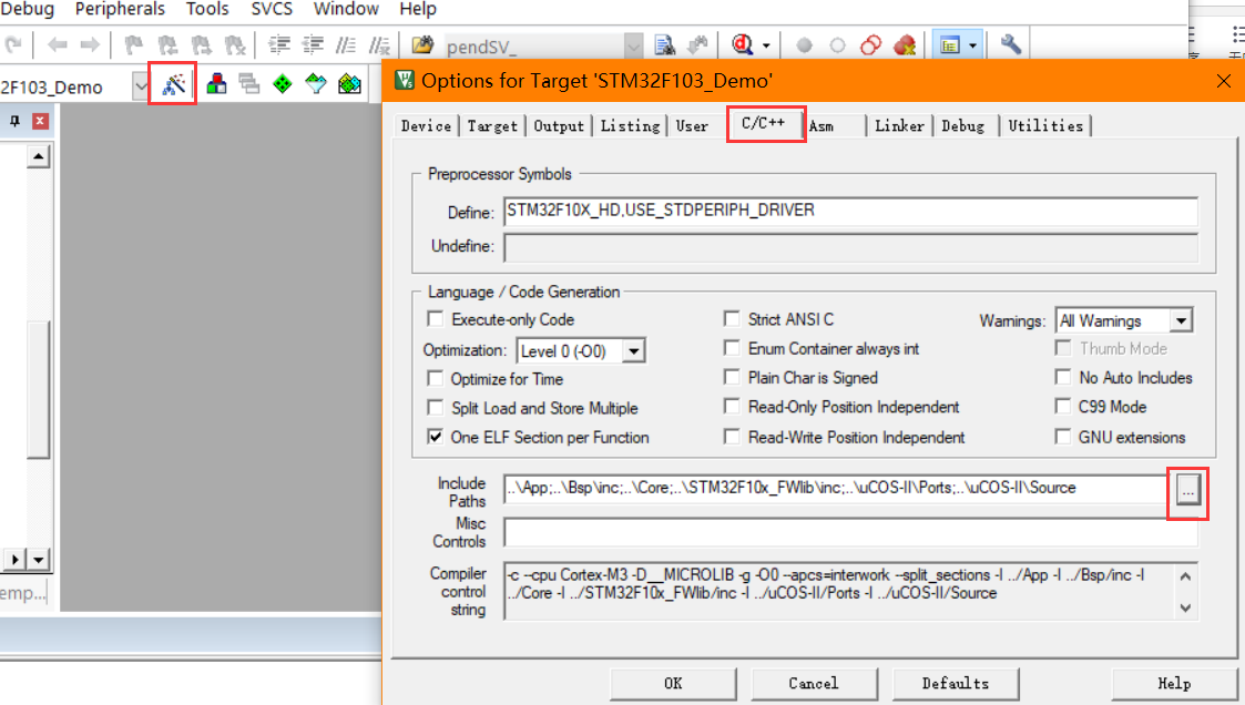 将uCOS-II移植到STM32F103平台_stm32f103 iar ucosii-CSDN博客