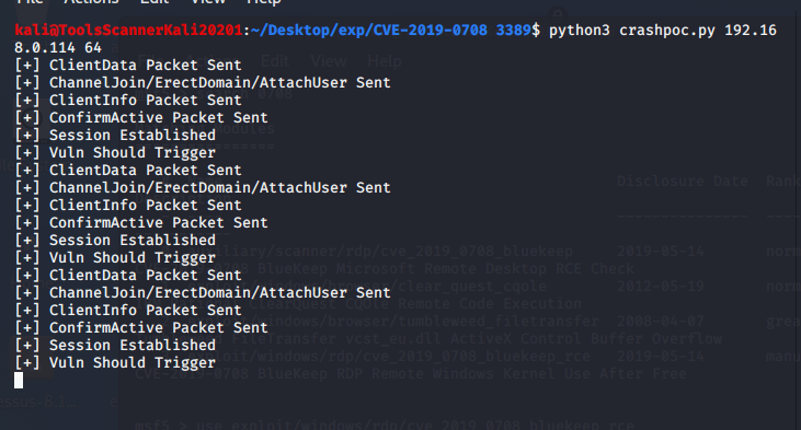 3389（RDP）CVE-2019-0708 漏洞复现_3389漏洞-CSDN博客