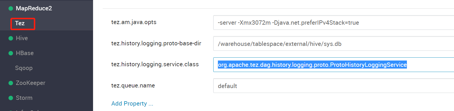 【Tez】 HDP(hortonworks-ambari)集成tez - hive on tez_org.apache.tez.dag.history.logging.proto ...