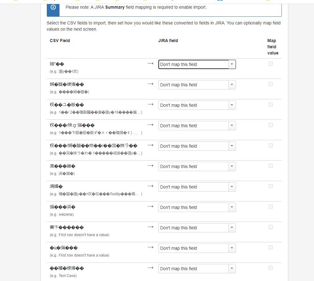 Excel 2019 JIRA Import Issues From CSV GB2312 jira 
