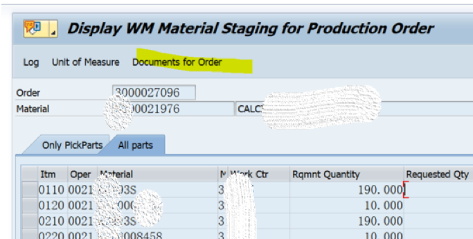 SAP PP COR3不能看工单后续的备料TO单号？_sap cor3-CSDN博客