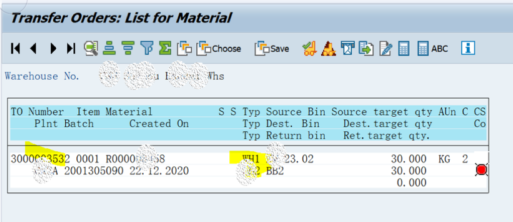 SAP PP COR3不能看工单后续的备料TO单号？_sap cor3-CSDN博客