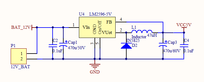 【模拟电路】常用的DC-DC电源电路图_dc12v转dc5v稳定电路图-CSDN博客