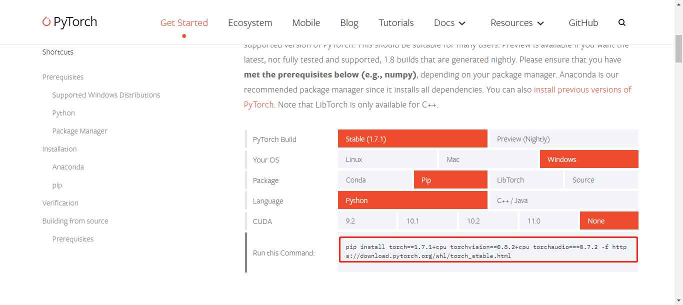 pytorch无坑超详细图文CPU版小白安装教程(配gpu版链接、conda命令教程)_国内源下载pytorch-cpu版本命令-CSDN博客