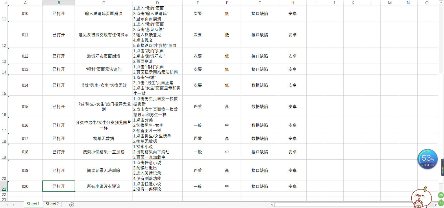 Bug测试用例示例bug用例 Csdn博客 