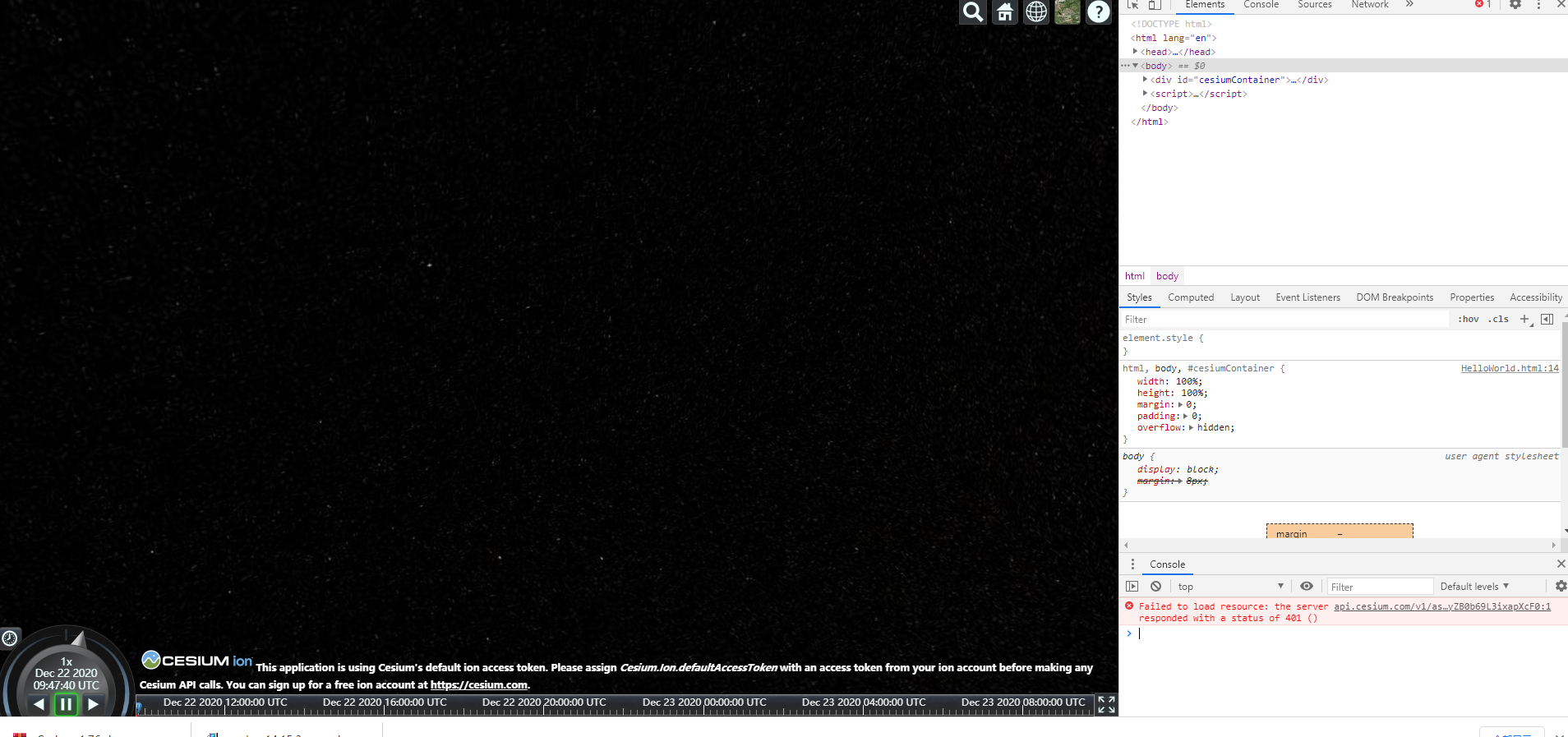 cesium运行环境搭建_cesium invalid access token_wenshuifuping 的博客-CSDN博客