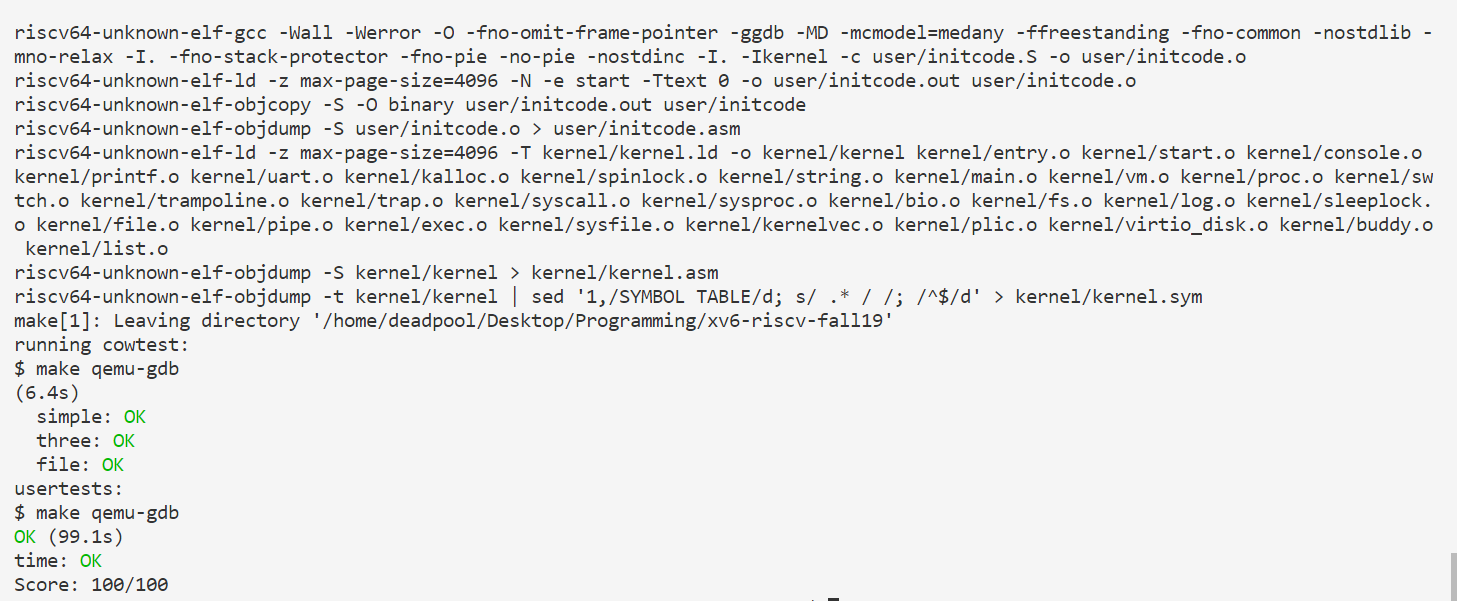 xv6 6.S081 Lab5: cow_lab5 cow csdn-CSDN博客